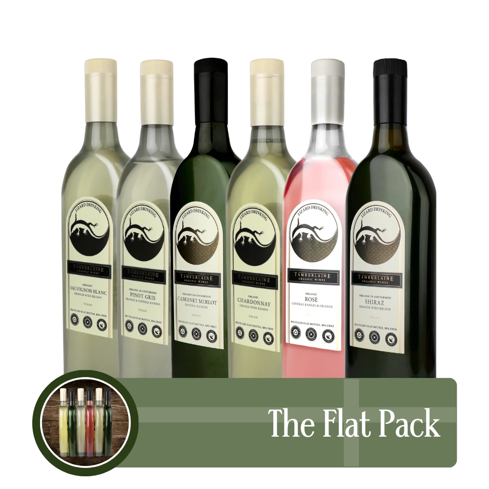 The Flat Pack (rPET Bottles) – Tamburlaine Organic Wines